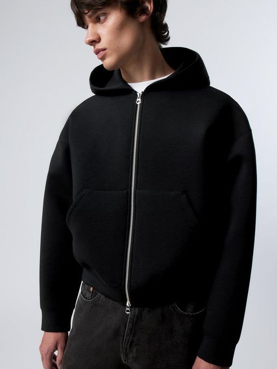 Jual ERFOLGREICH - Hoodie Ziper Crop Double Zipper Boxy Hodie Ziper ...