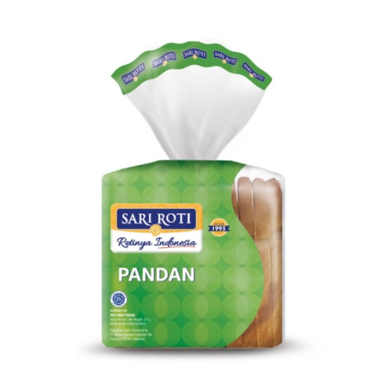 Jual SARI ROTI Roti Tawar Pandan 370 Gram | Shopee Indonesia