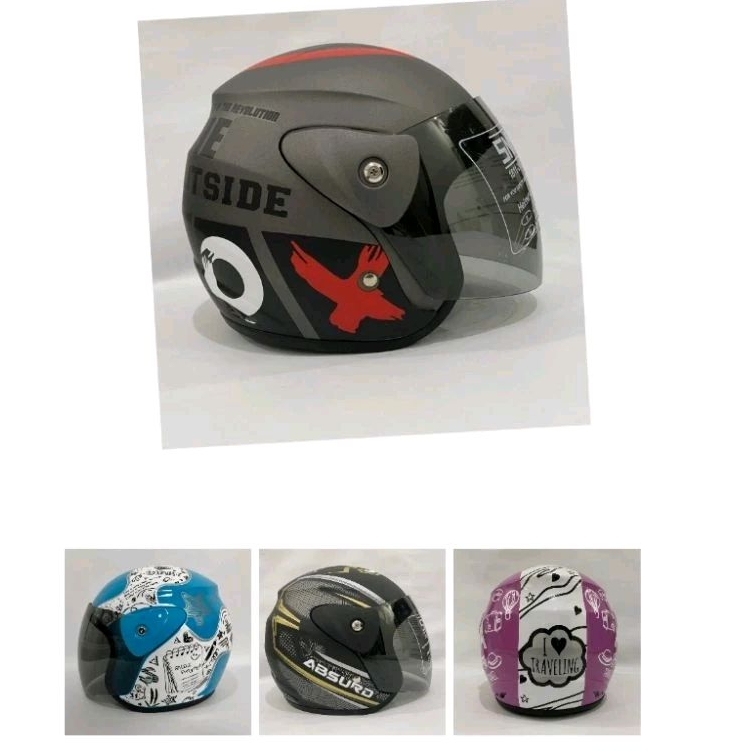 Jual HELM MURAH MOTIF # PROMO # HELM KEREN # HELM SNI | Shopee Indonesia