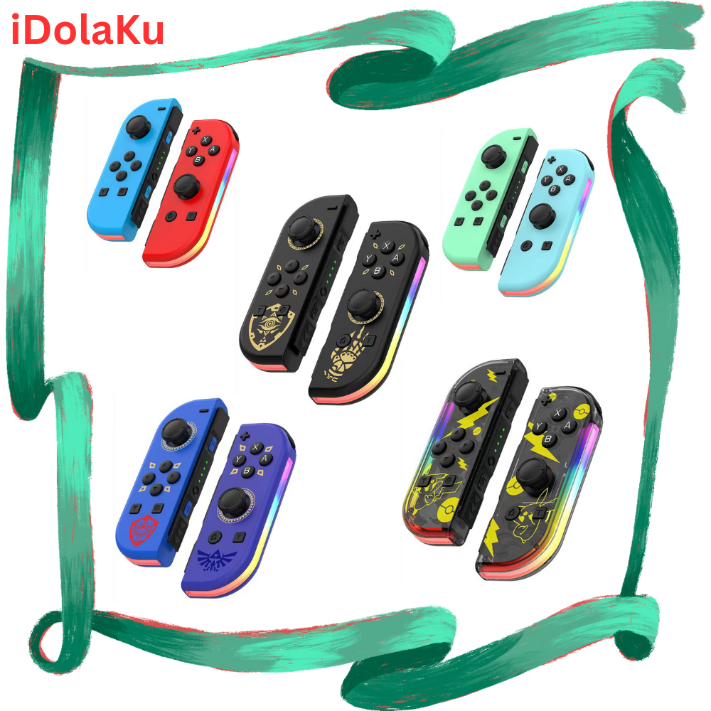 Jual JoyCon RGB Joy Con Stik Nintendo Switch OLED Mario Pikachu ...