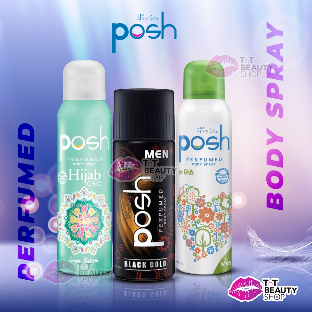 Jual EKSKLUSIF Posh Body Spray 15ml Series Men Girl Perfumed Body Spray ...