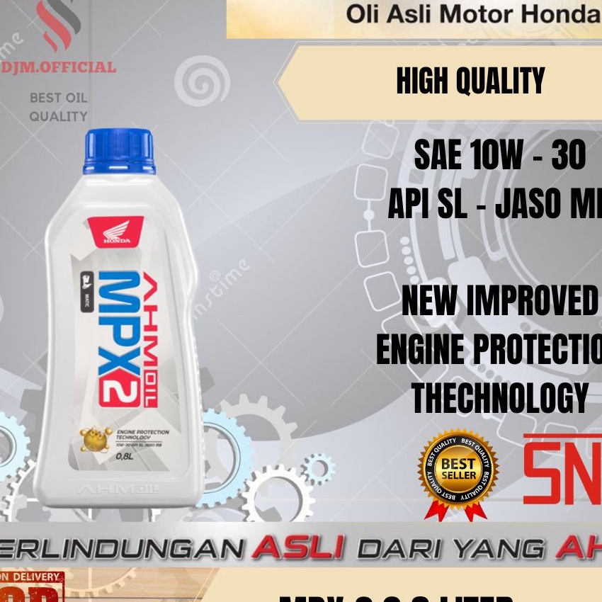 Jual Bonuskan OLI HONDA MATIC AHM OIL MPX 2 8 ML 1W3 API SL OLI MATIC MPX2 | Shopee Indonesia