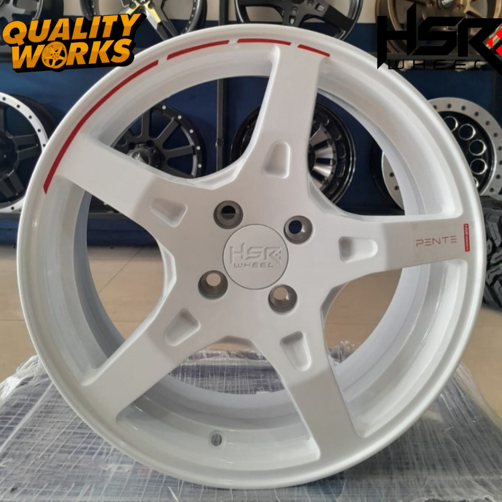 Jual Velg Racing Murah Mobil Vios Limo R15 Hsr Pente Ring 15 Pcd 4x100 Putih Glossy - Garut ...
