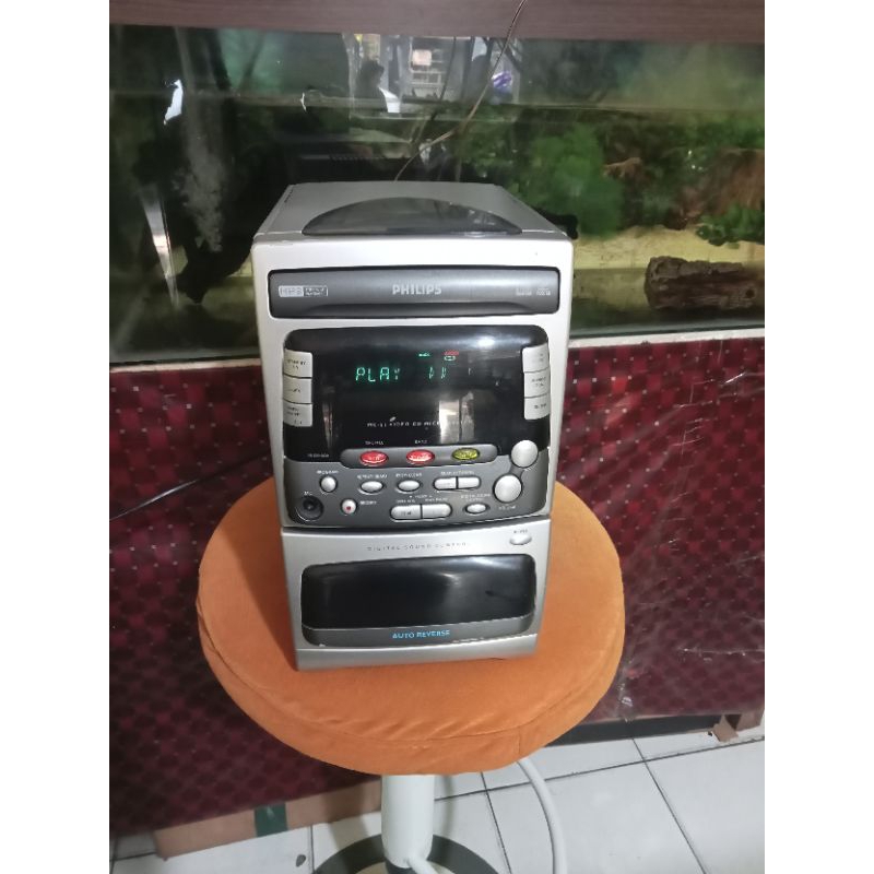 Jual hifi compo radio tape philips MC 55 micro system | Shopee Indonesia
