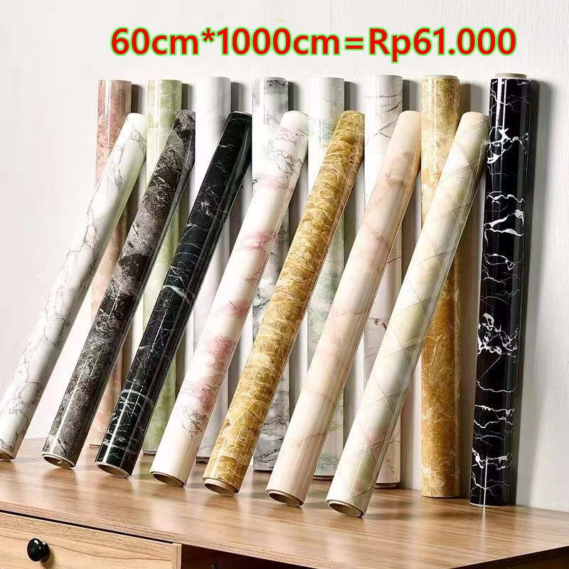 Jual Stiker Dinding Dapur 60CM * 1000CM Desain Marmer Granit PVC ...