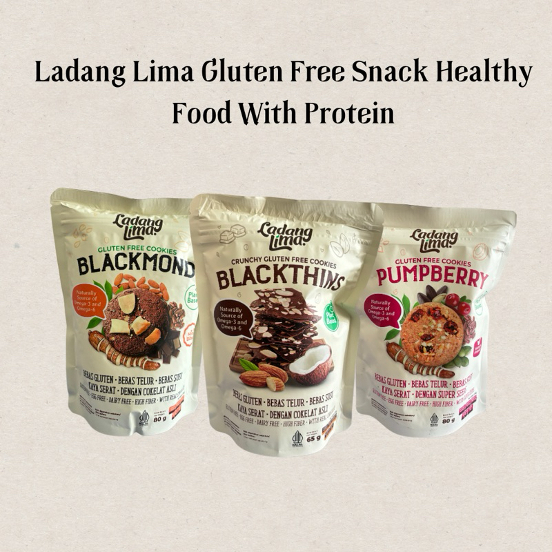 Jual Ladang Lima Gluten Free Snack Healthy (Snack free gluten) | Shopee ...