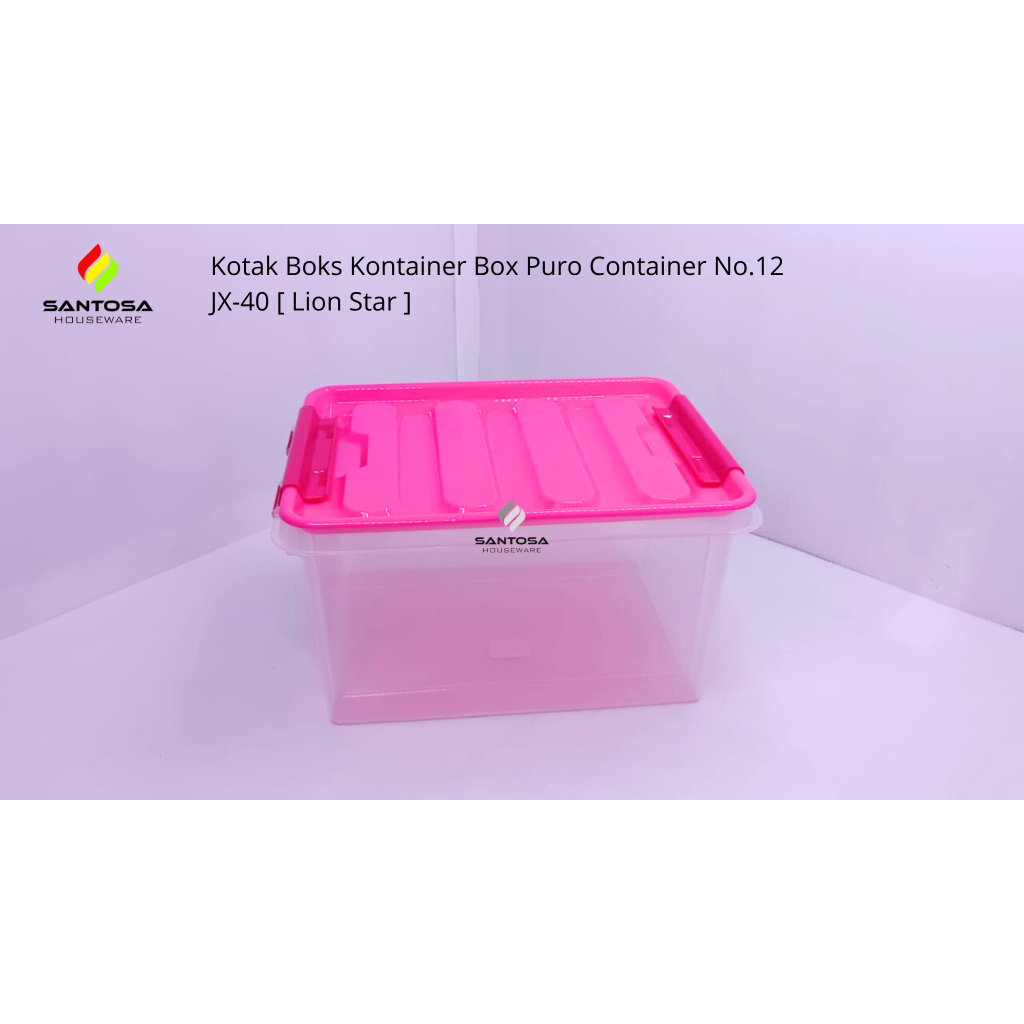 Jual Kotak Boks Kontainer Box Puro Container No.12 JX-40 [ Lion Star ...