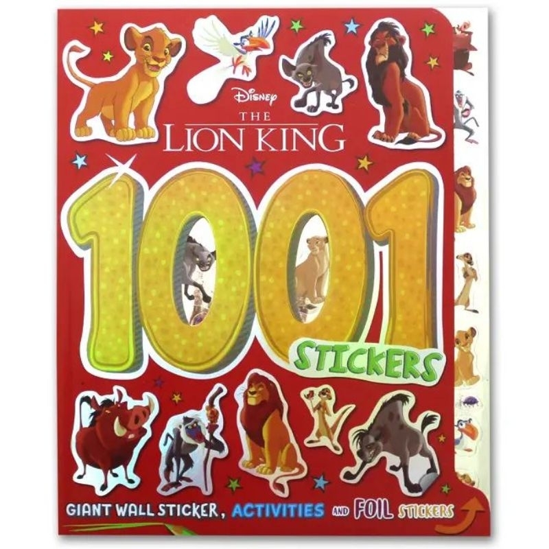 Jual Disney the Lion King 1001 Stickers Book (Includes Colouring ...