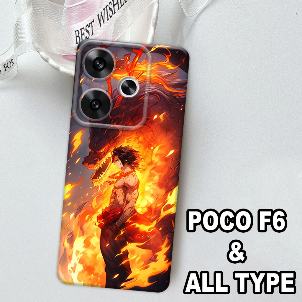 Jual (GC2) Softcase karet Hp XIAOMI POCO F6 Terbaru 2024 / Case Anime ...