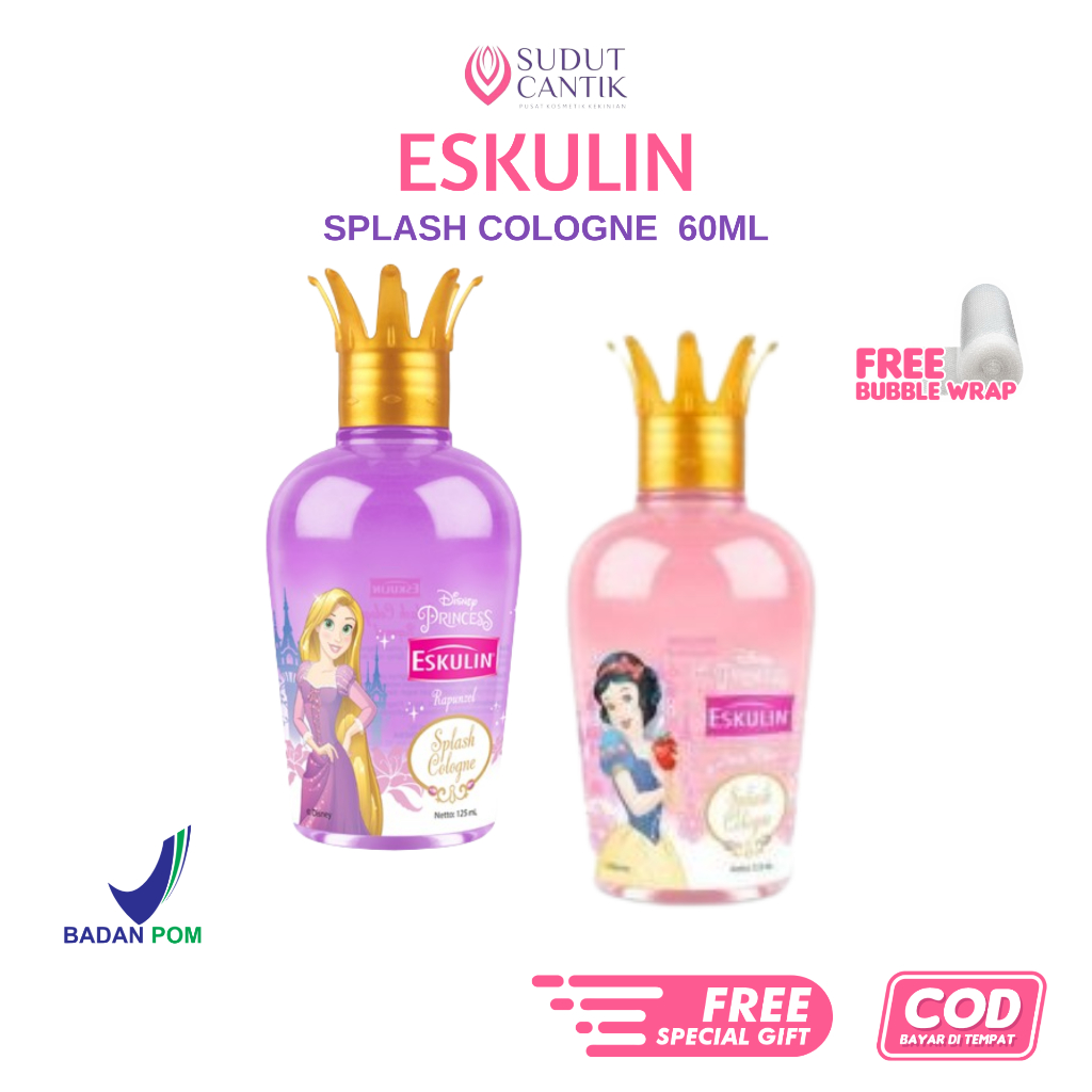 Jual Sudut Cantik - ESKULIN Kids Princess | SPLASH COLOGNE 60ML ...