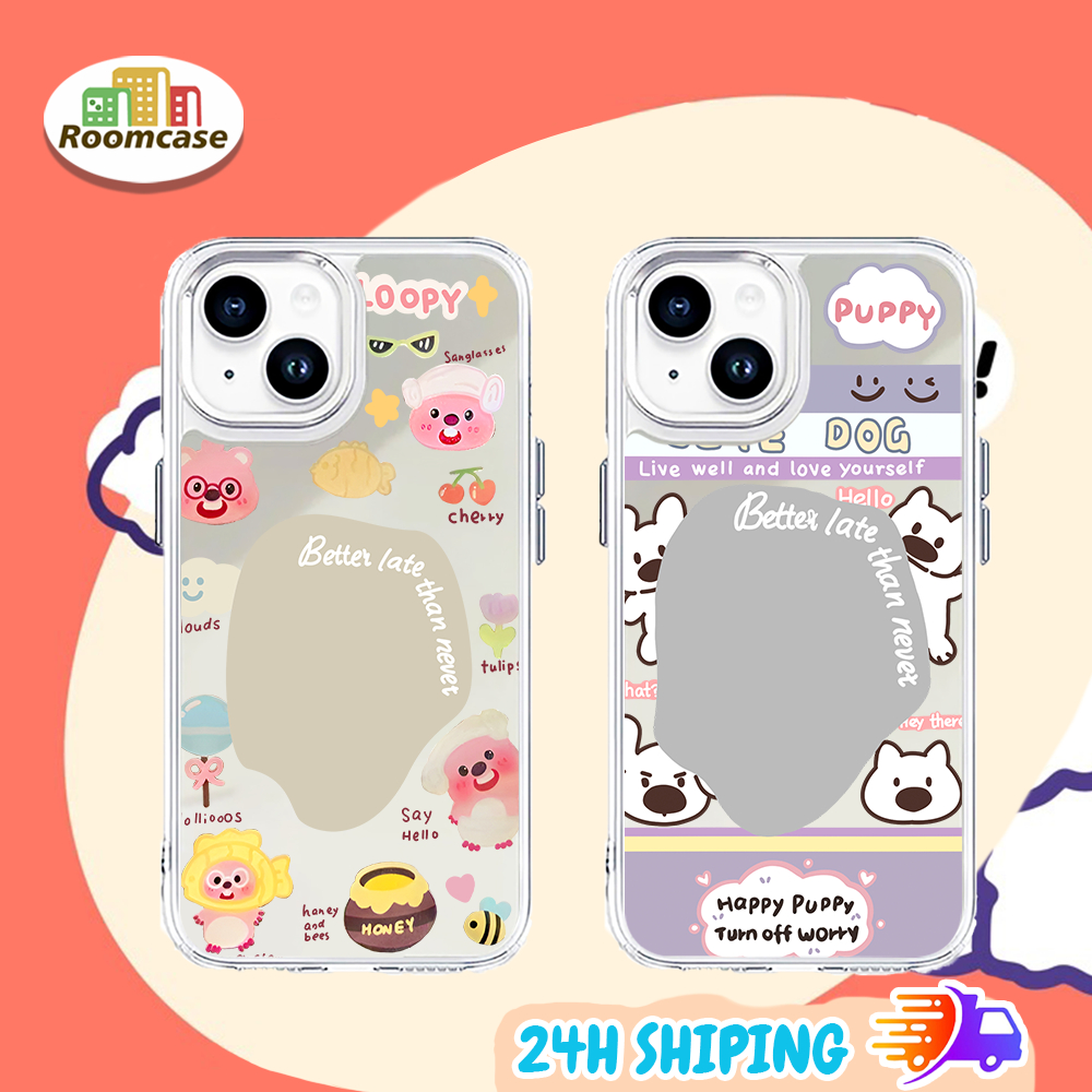 Jual Casing Iphone Puppy Cherry Honey Mirror unik Lucu gemas IP X XR ...