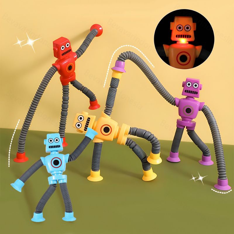 Jual Mainan Tabung Teleskopik Anak Robot Fidget Toy Suction Cup Pop ...