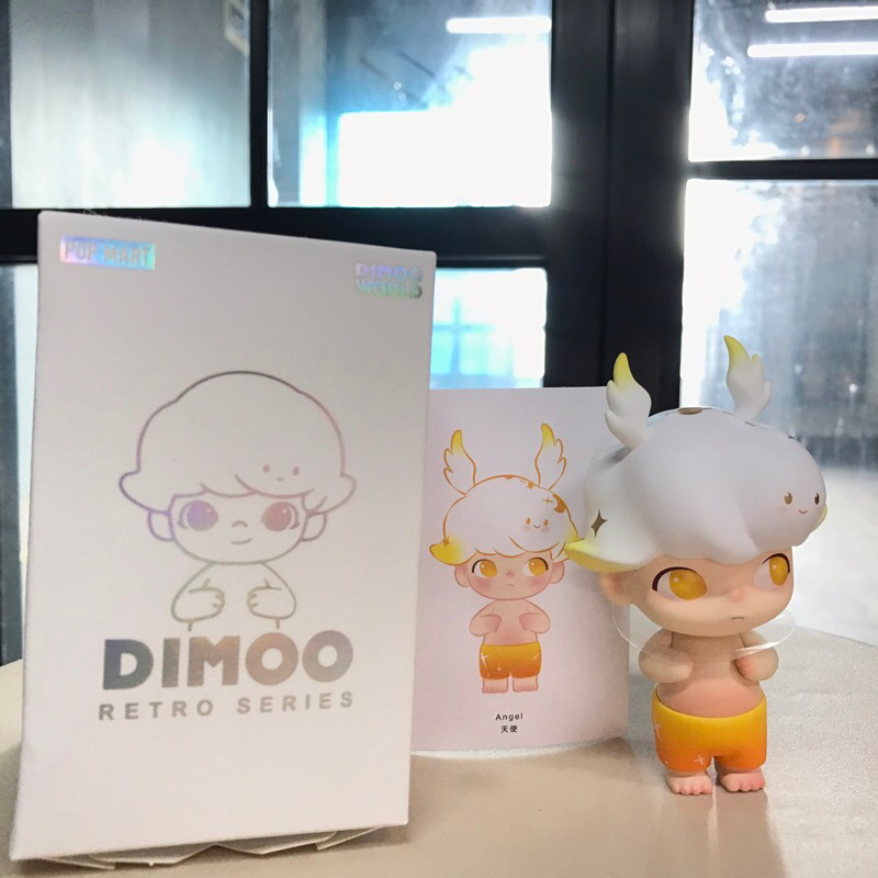 Jual POP MART Dimoo | Red Panda with Apple, Bear Dad, Number D01, Angel ...