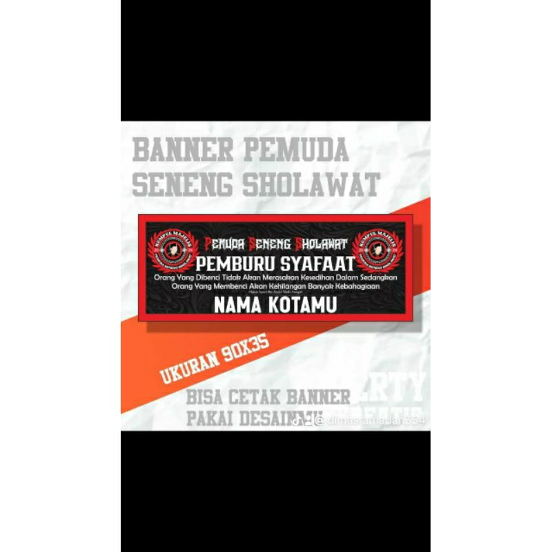 Jual READY STOK + BANNER CUSTOM DESAINMU SENDIRI, BANNER SPANDUK ...