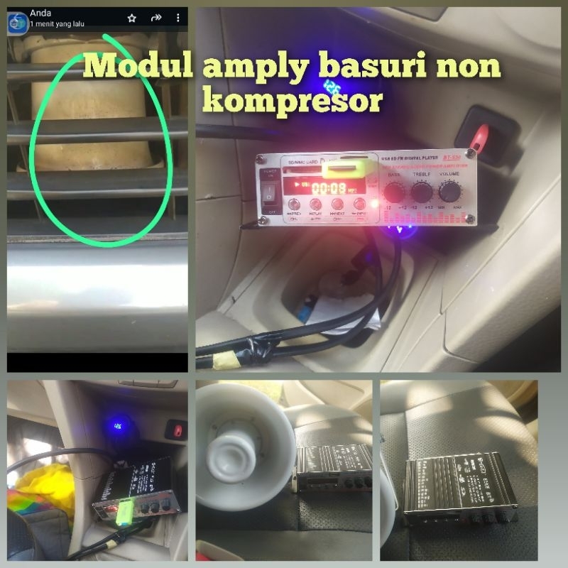 Jual modul amply basuri modul amply telolet harga paket satu set sudah ...