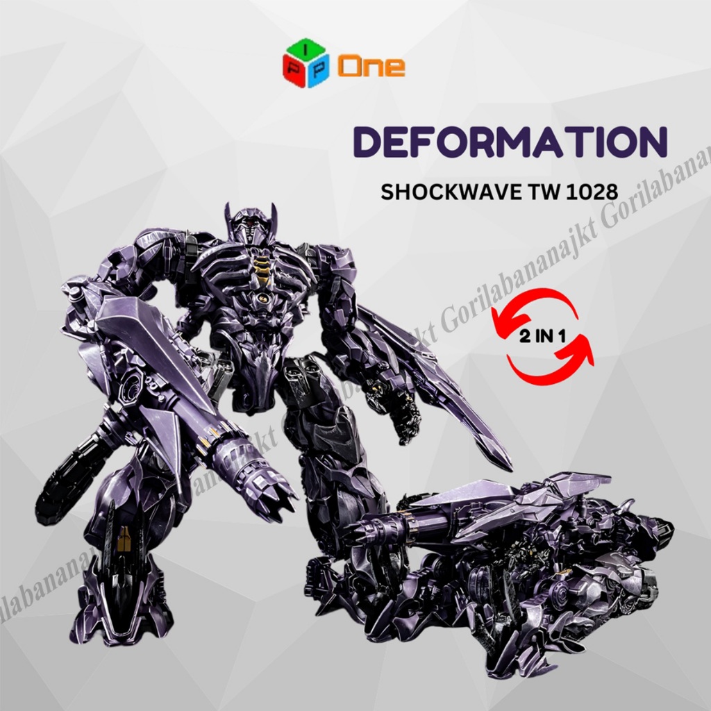 Jual Robot Transformers shockwave Baiwei spock interstellar piratis TW ...