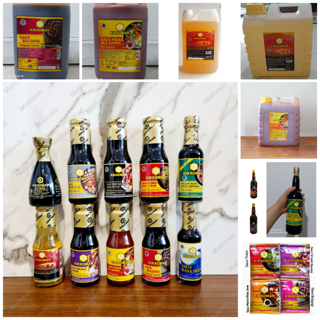 Jual kikkoman saus bumbu masak varian rasa kecap asin / gochujang ...