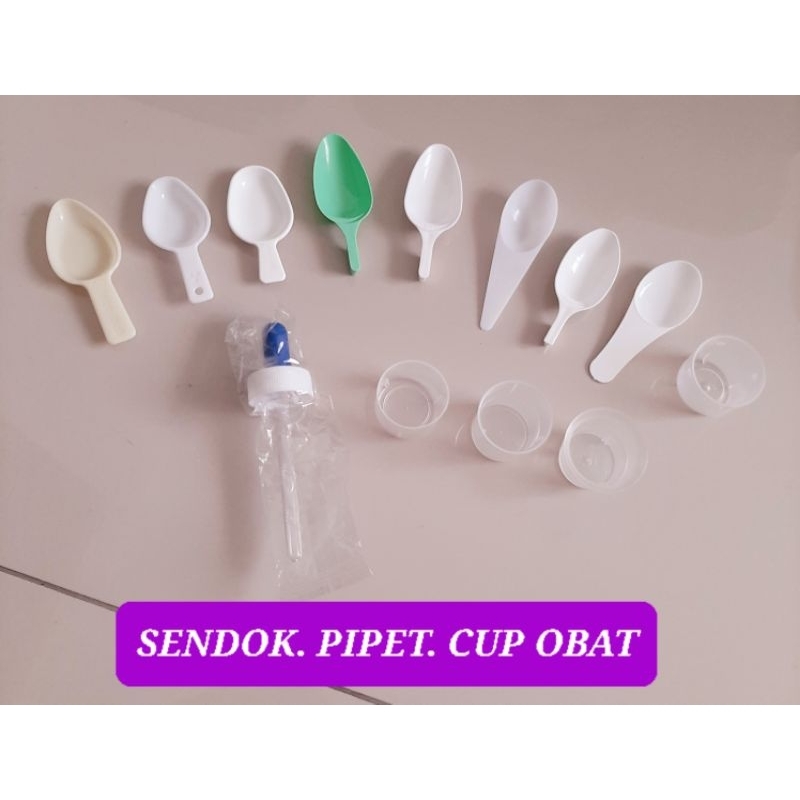 Jual sendok gelas takar obat pipet obat sendok obat 5ml sendok takar ...