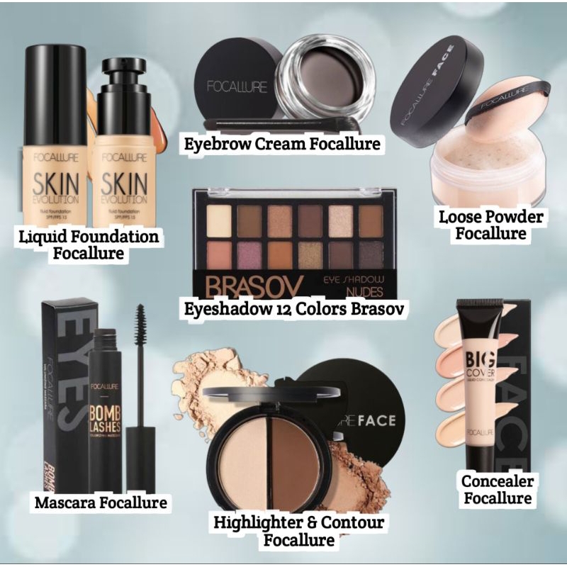 Jual PAKET KOSMETIK FOCALLURE/ FOCALLURE SET COSMETIC | Shopee Indonesia