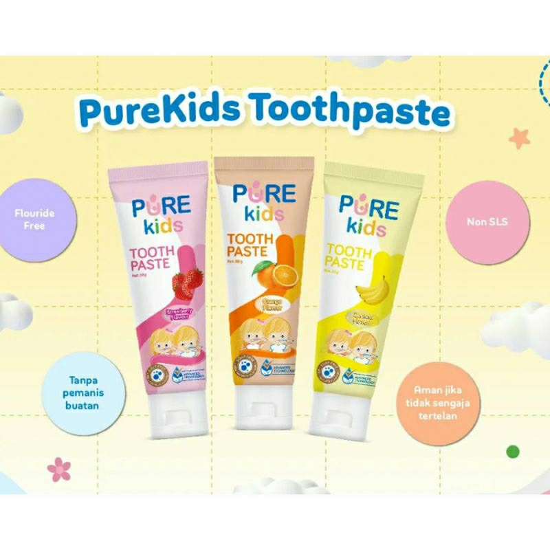 Jual PUREKIDS TOOTHPASTE 50GR & Toothpaste ADV 50GR | Shopee Indonesia Jual PUREKIDS TOOTHPASTE 50GR & Toothpaste ADV 50GR | Shopee Indonesia