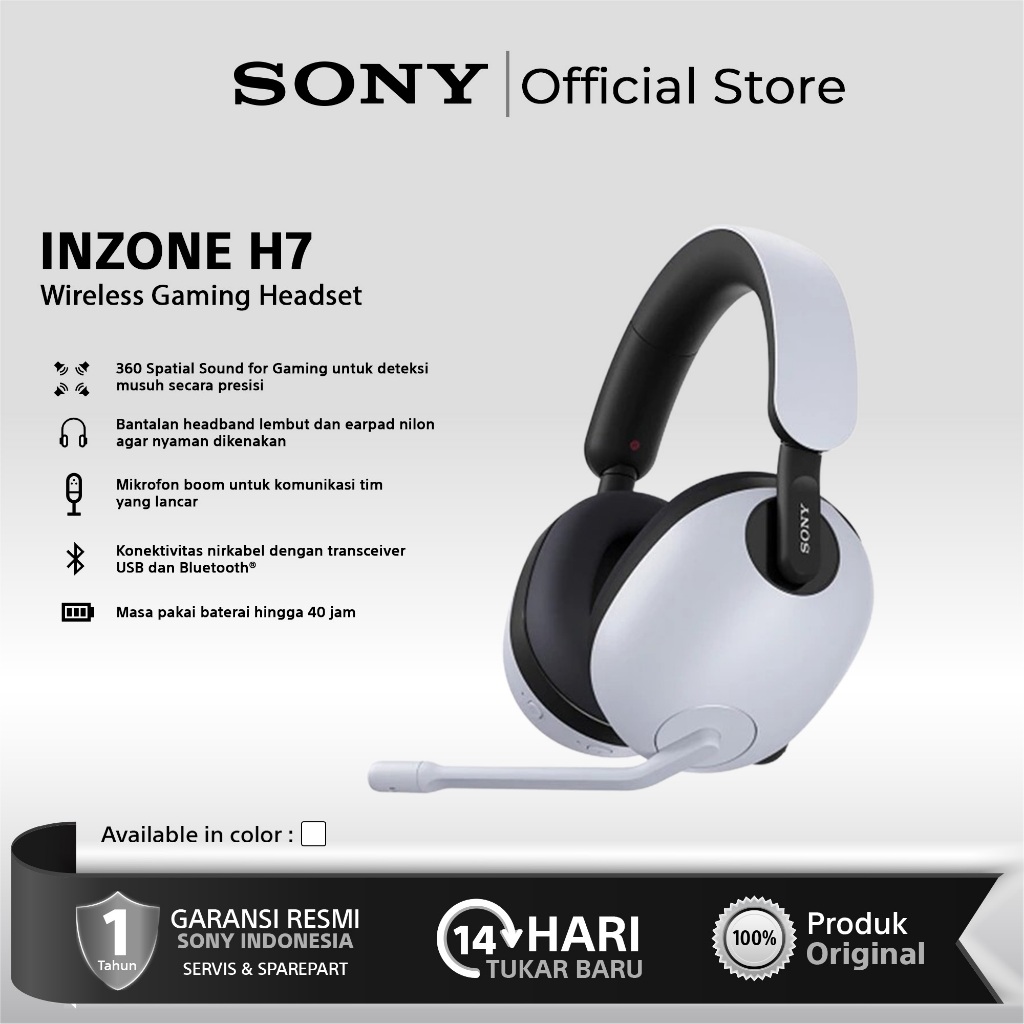 Jual SONY INZONE H7 Wireless Gaming Headset | Shopee Indonesia