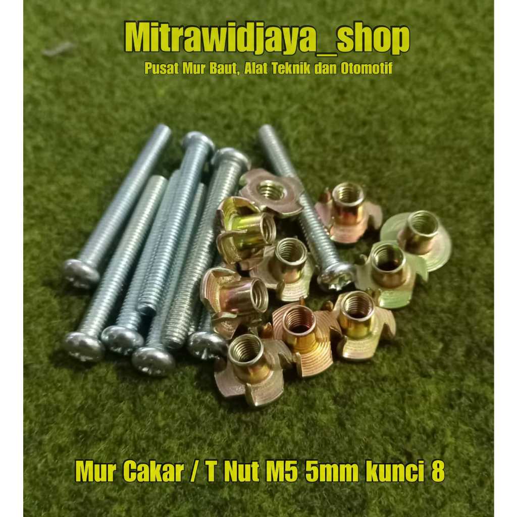 Jual Baut speaker M5 stainless baut mur cakar 5mm baut box speaker baut ...