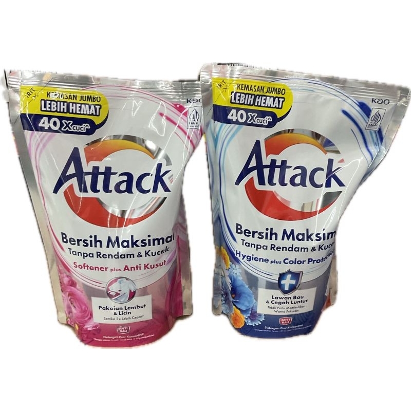 Jual ATTACK SABUN CUCI CAIR KEMASAN JUMBO 1200 ML | SABUN CUCI CAIR MATIC | ATTACK DETERGEN CAIR ...