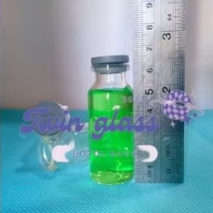 Jual botol kaca 20 ml / vial 20 ml / botol kaca tutup karet 20ml ...