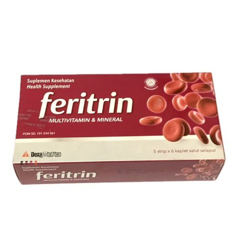 Jual Feritrin Box isi 30 Kaplet | Multivitamin dan Mineral | Shopee ...