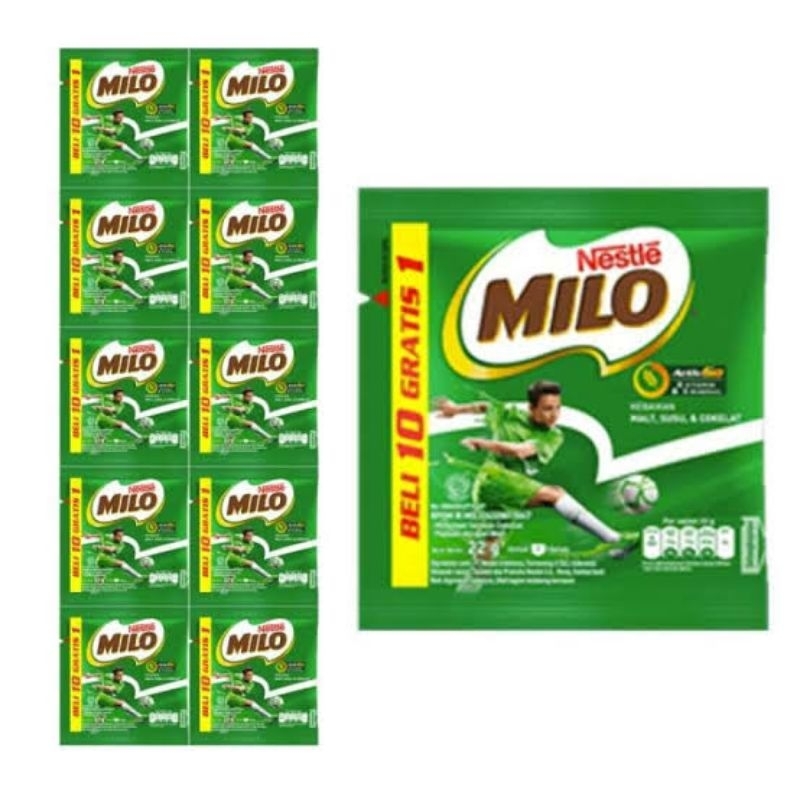 Jual Susu Milo Sachet / Milo Coklat 22gr (1 Renteng) | Shopee Indonesia