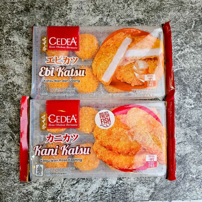 Jual CEDEA KANI KATSU DAN EBI KATSU 216gr | Shopee Indonesia
