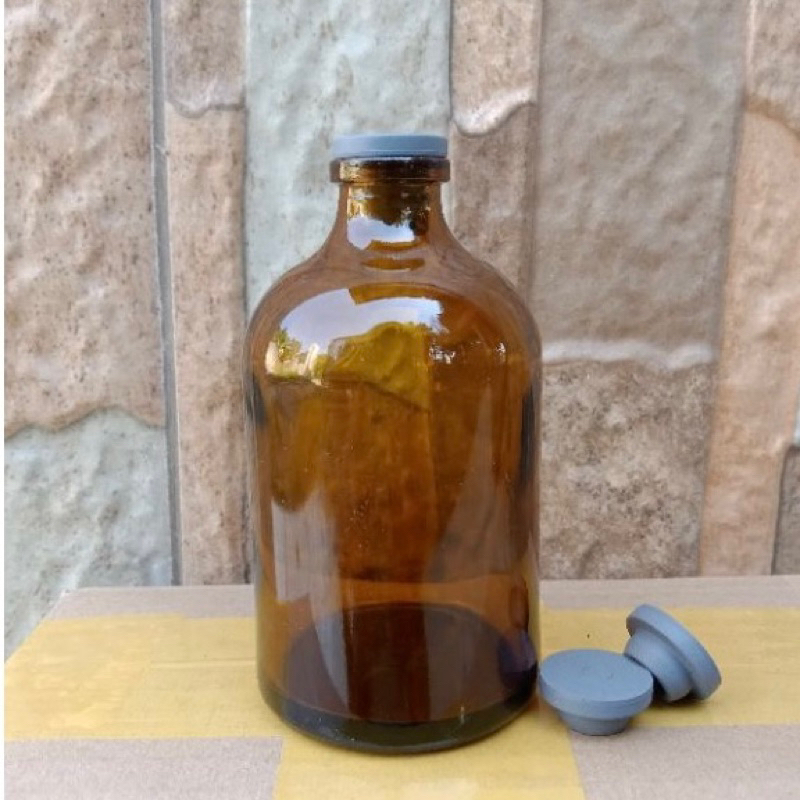 Jual Botol Kaca Amber / Coklat 100ml 300ml Tutup Plastik | Shopee Indonesia