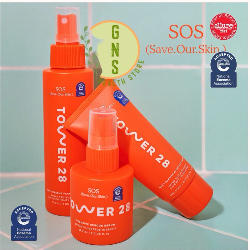 Jual Tower 28 SOS Facial Spray Rescue Serum Barrier Recovery Cream ...