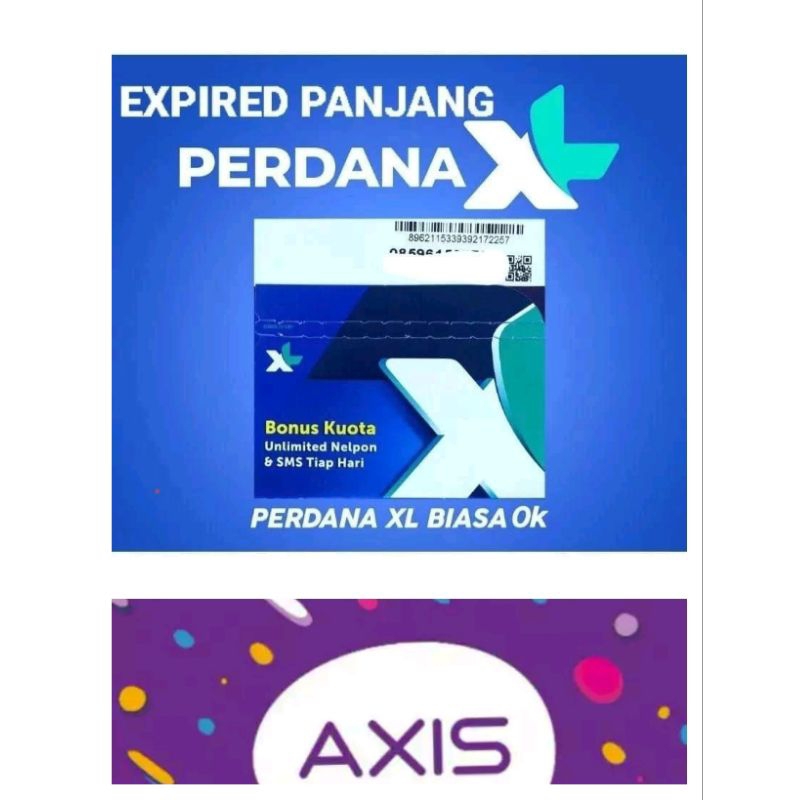 Jual kartu perdana xl/axis pulsa 0k axiata | Shopee Indonesia