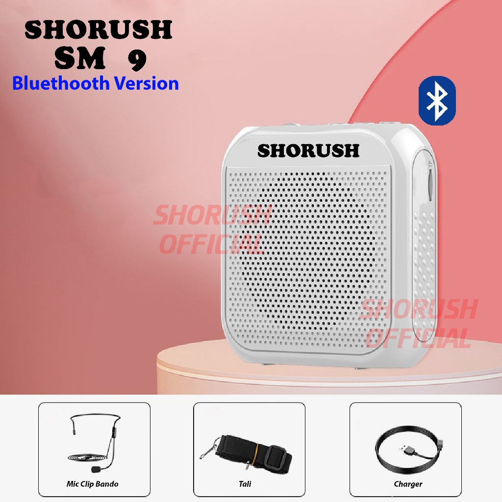 Jual Shorush SM-9 Speaker Pinggang Portable Mini Bluethooth Dengan ...