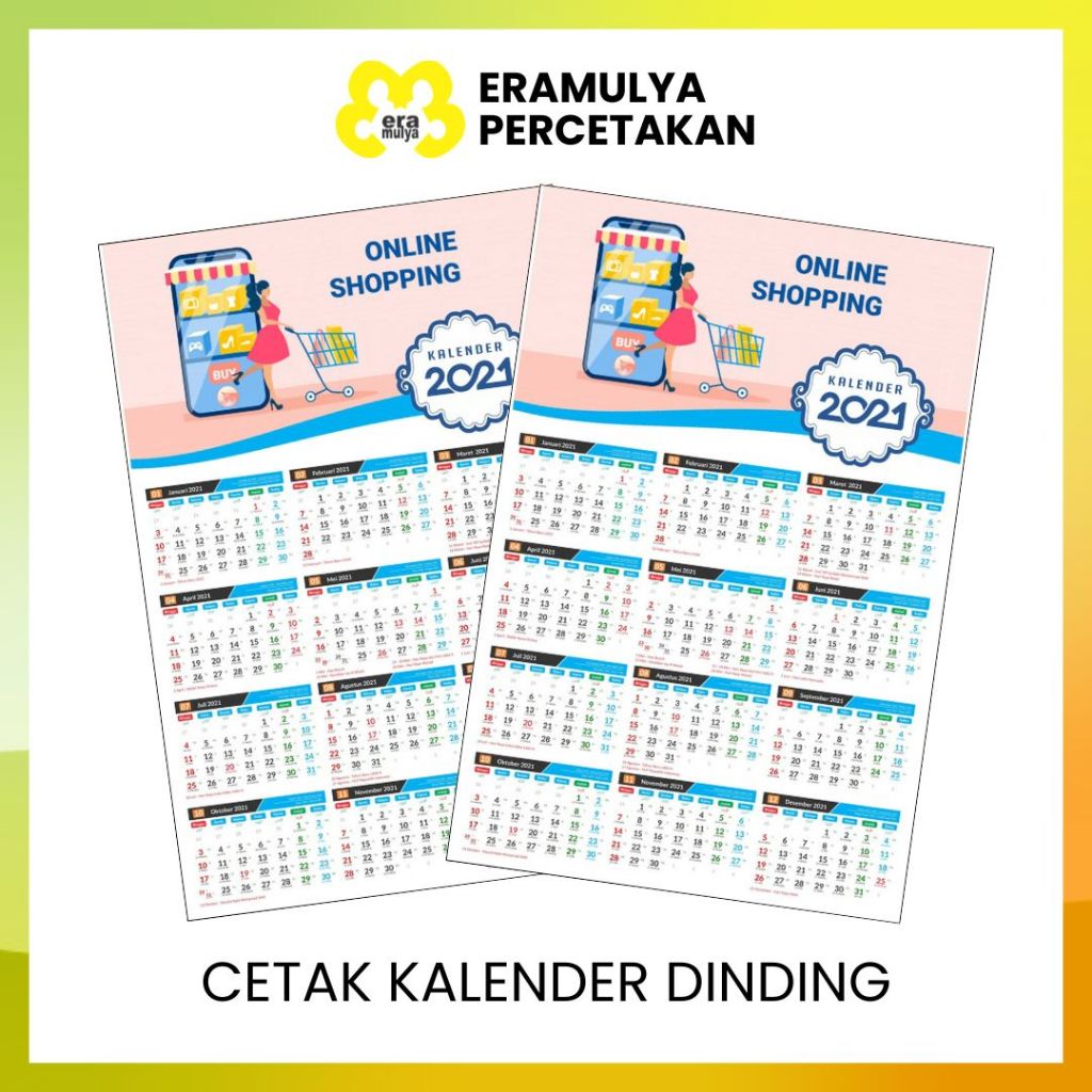 Jual ERAMULYA (BONUS BROSUR 1 RIM) | CETAK KALENDER 3 PLY / KALENDER ...