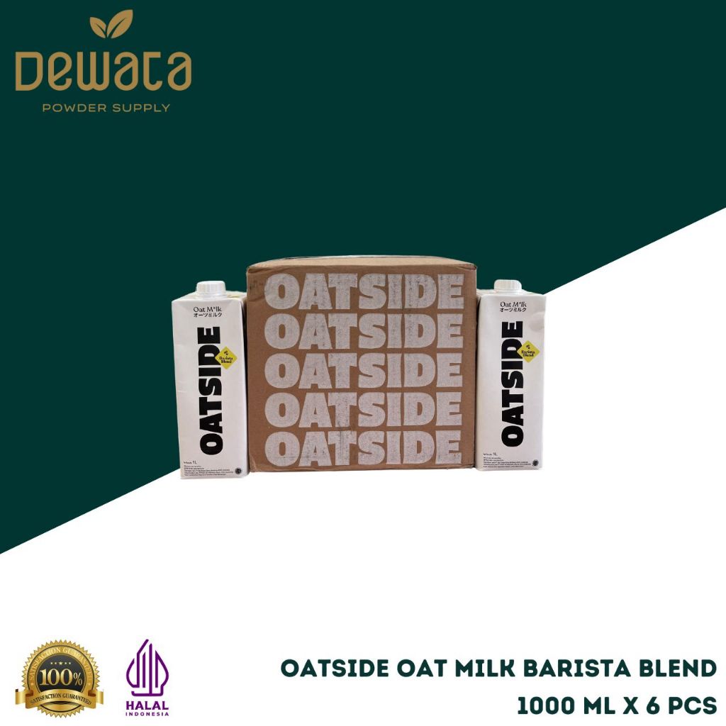 Jual Oatside Oat Milk Barista Blend 1000 ml ( 1 Dus x 6 Pcs ) | Shopee Indonesia
