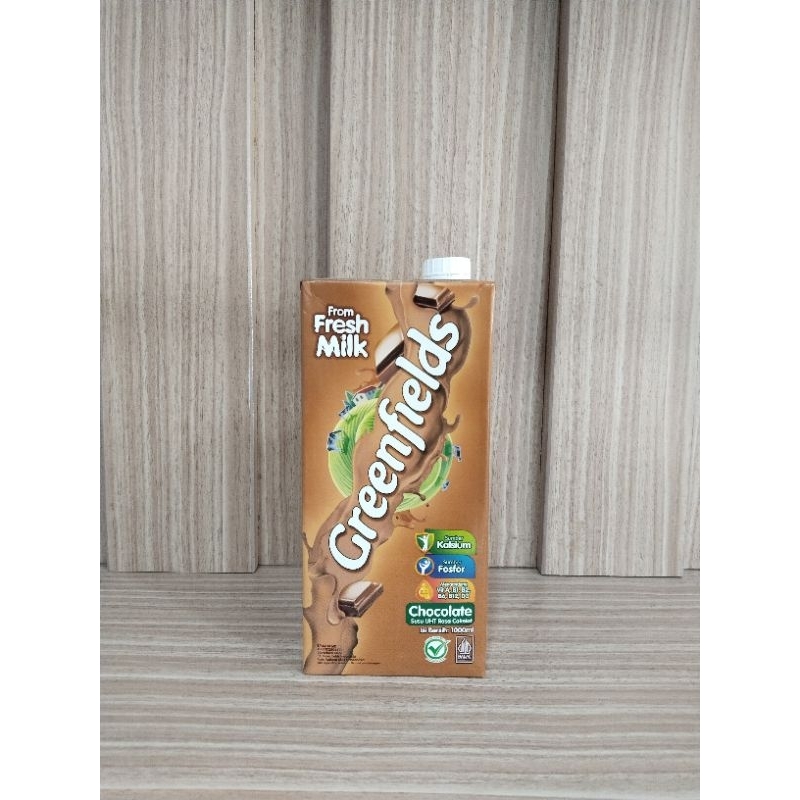 Jual FreshMilk Greenfields Chocolate 1000ml | Shopee Indonesia