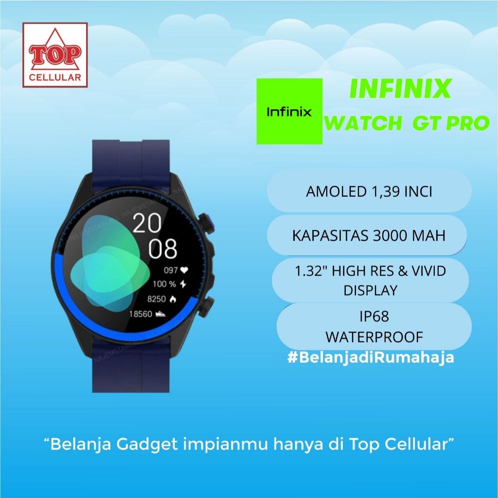 Jual INFINIX SMART WATCH GT PRO GARANSI RESMI | Shopee Indonesia
