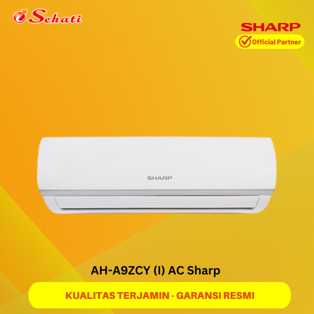 Jual Air Conditioner SHARP AH-A9ZCY (I) AC Sharp 1 PK Turbo Cooling LED Display Temperature ...