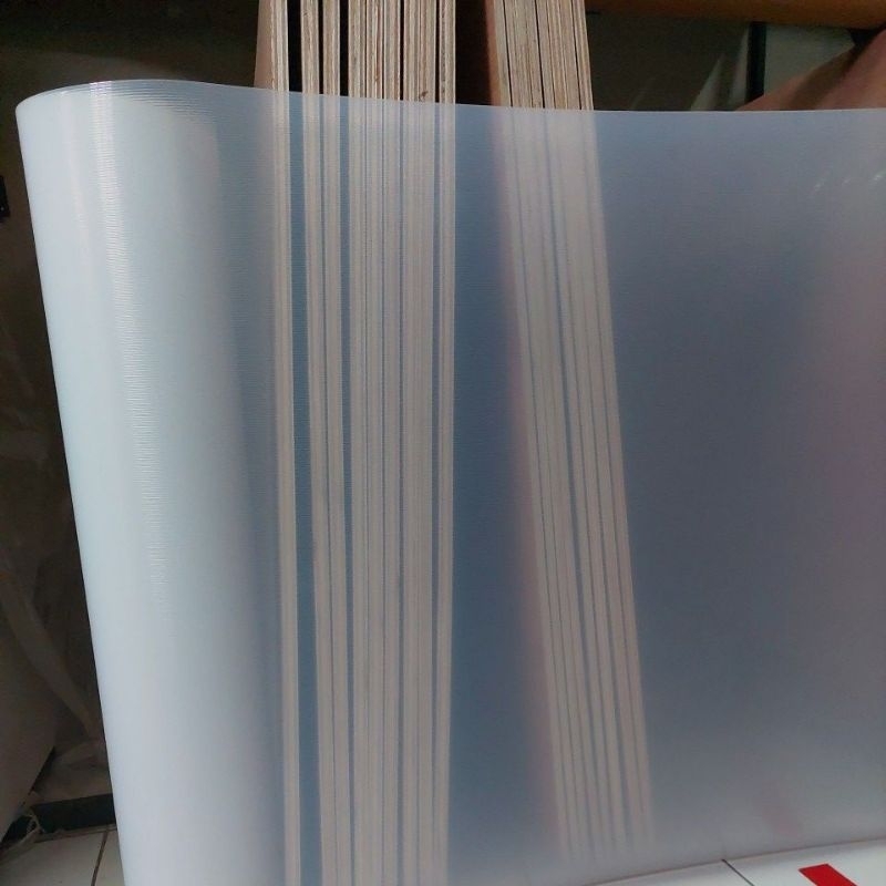 Jual Fiber Pagar Motif Salur Lurus Putih Tebal Per Meter | Shopee Indonesia