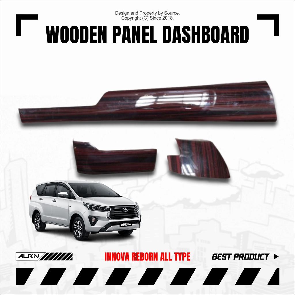 Jual WOODEN PANEL DASHBOARD ORIGINAL INNOVA REBORN 2016 UP+ | Shopee ...