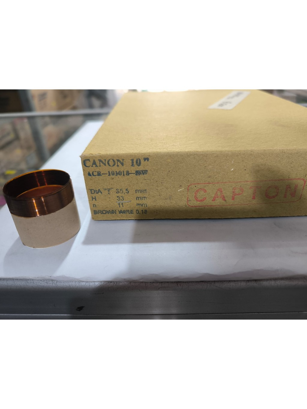 Jual Spool Speaker Capton Diameter 35,5mm (1,5inc) Canon 10" / Spool ...