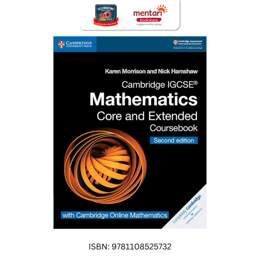 Jual Cambridge IGCSE® Mathematics Coursebook Core and Extended Second ...