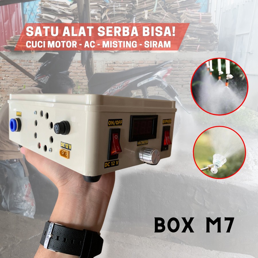 Jual Box Cuci Motor Mobil dan AC bisa untuk Misting-Pompa DC Rakitan ...