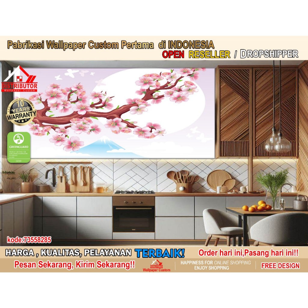 Jual Wallpaper Custom 3D Motif | Wallpaper Abstrak | Wallpaper Custom Gambar | Tema Chinoiserie ...
