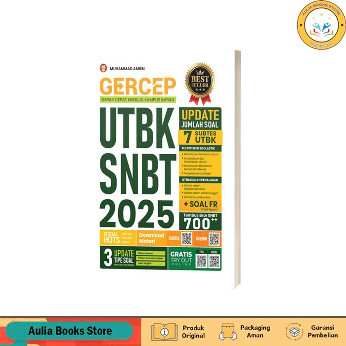 Jual Buku GERCEP UTBK SNBT 2025 + Soal HOTS - Yrama Widya | Shopee Indonesia