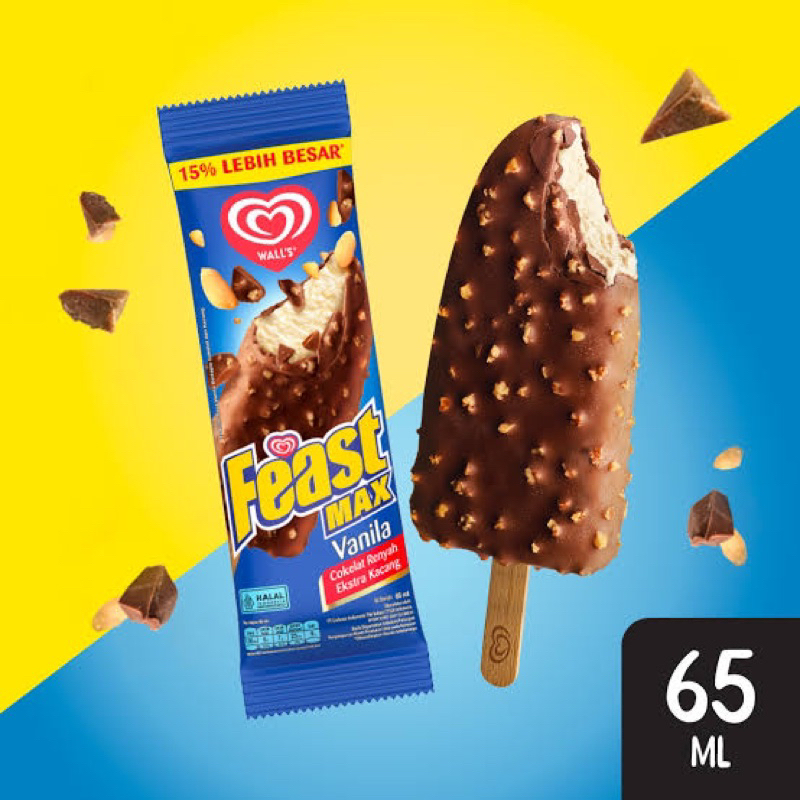 Jual walls ice cream feast vanilla - ice cream feast vanilla - walls ...