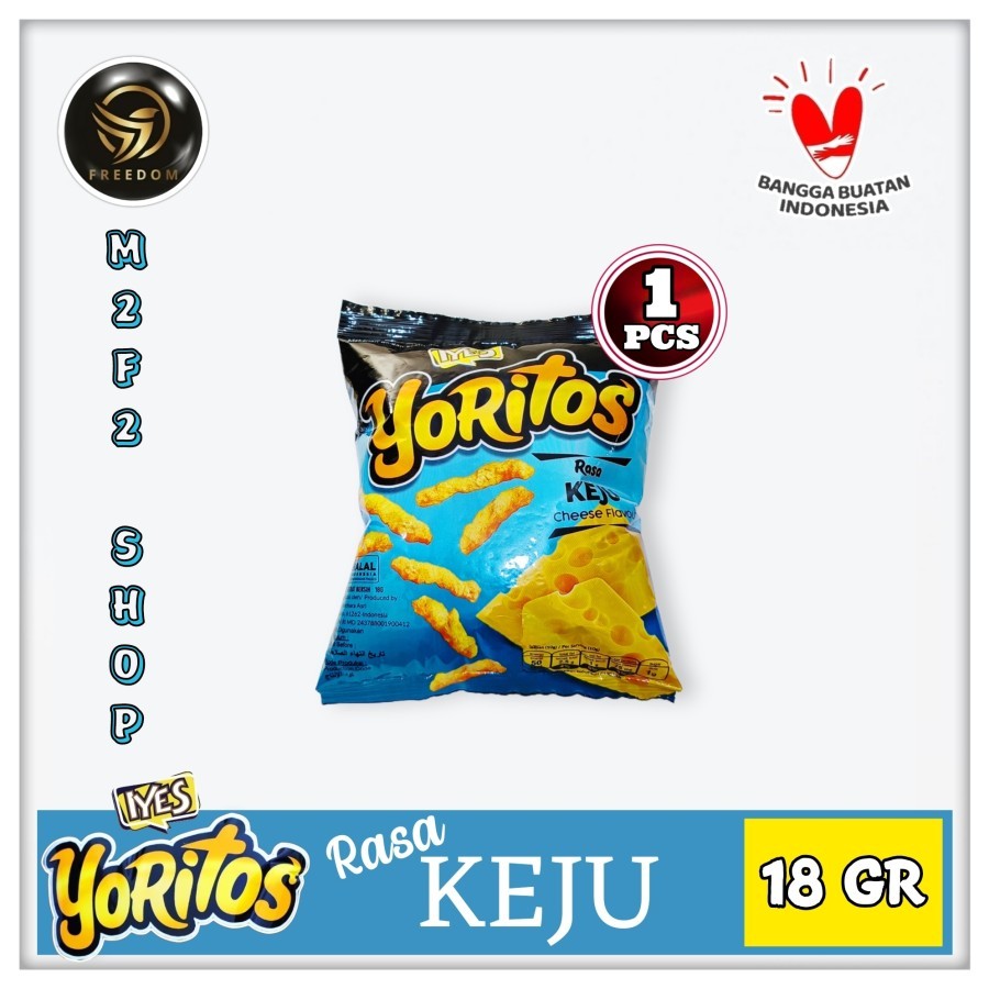 Jual Iyes Snack Yoritos Cheese Flavour | Camilan Rasa Keju Sachet - 18 ...
