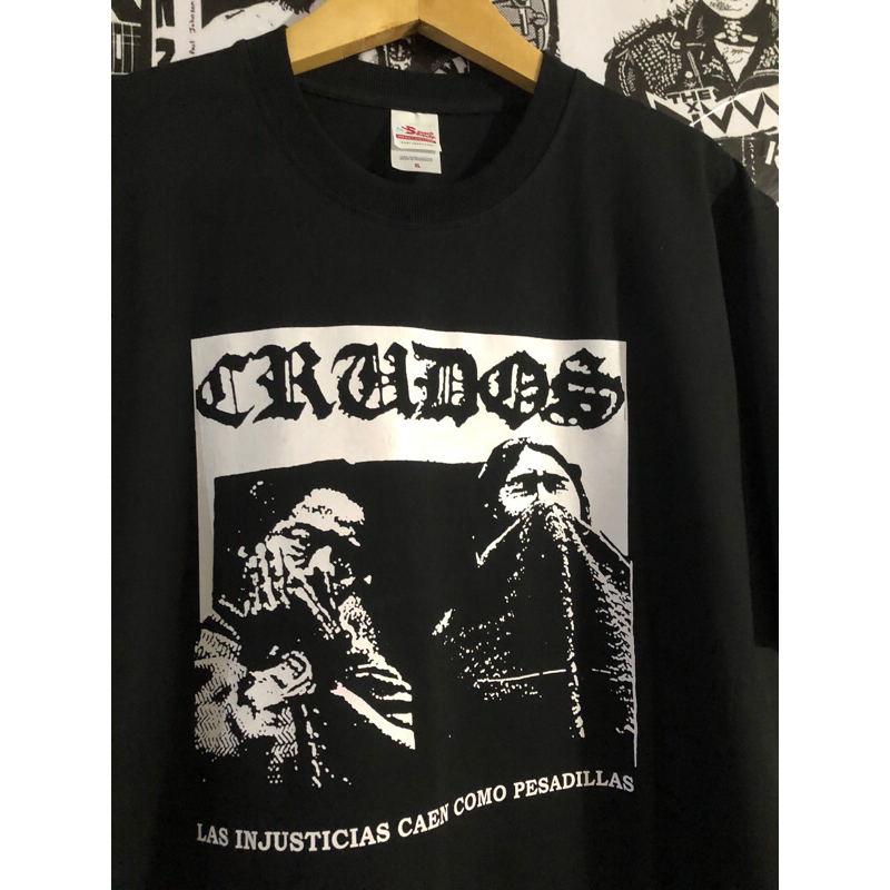 Jual KAOS BAND LOS CRUDOS | TSHIRT BAND | BAJU PUNK | | Shopee Indonesia